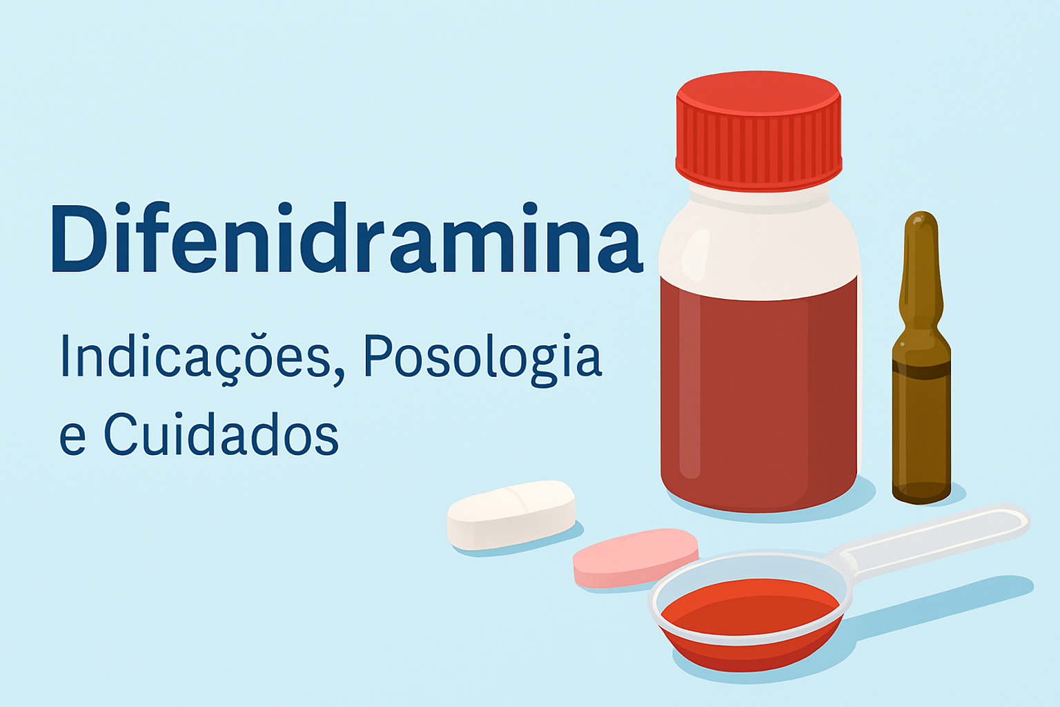 Difenidramina: Indicações, Posologia, Efeitos e Cuidados